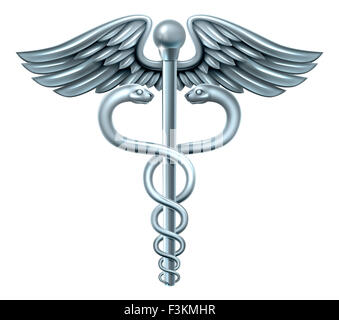 Caduceus Medical Symbol Stock Photo - Alamy