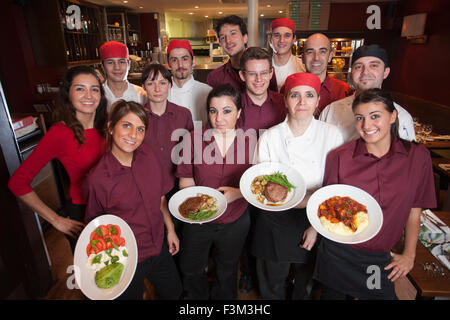 Strada, Italian chain restaurant, Covent Garden, London, England, UK ...