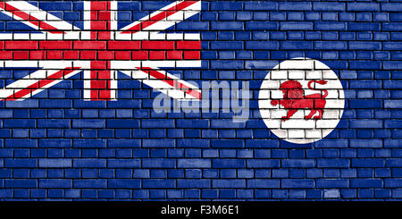 Australia Tasmania The Tasmanian State flag featuring their emblem the ...