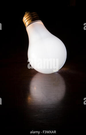 A floating illuminated lightbulb, trick shot Stock Photo - Alamy