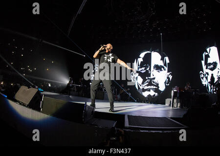 Assago Milan Italy. 09th October 2015. The Italian singer-songwriter ...