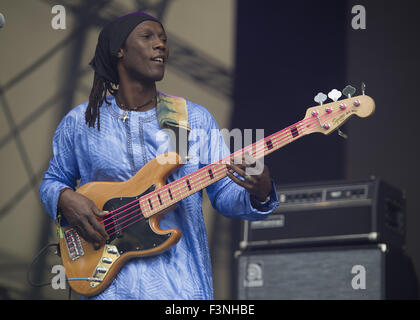 Bombino play Main stage at wilderness festival Featuring: Bombino Where ...