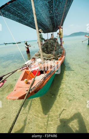Koh Pou (also Koh Pos or Koh Pau) island near Rabbit Island and ...