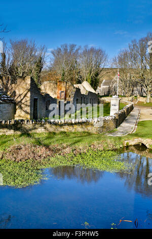 Tyneham Village Abandoned in WW2 Dorset; UK Stock Photo - Alamy