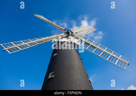Shirley Windmill. A tower windmill now located in a residential estate ...