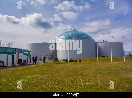 Perlan, The Pearl, á revolving restaurant on top of hot water tanks ...