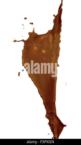 Milk splash on white background Stock Photo - Alamy