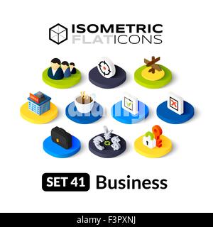 Isometric flat icons set 41 Stock Vector Image & Art - Alamy