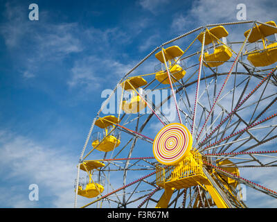 The yellow ferris wheel at the PotashCorp Playland at Kinsmen Park in ...