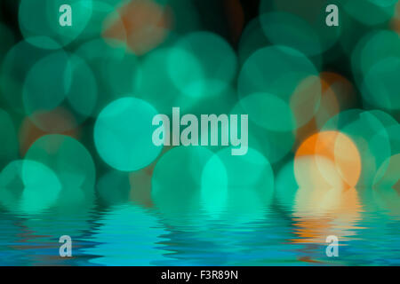 Abstract circular bokeh background of LED bulblight Stock Photo - Alamy