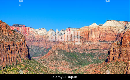 scenic mountain landscape in the zion national park, Utah, USA Stock ...