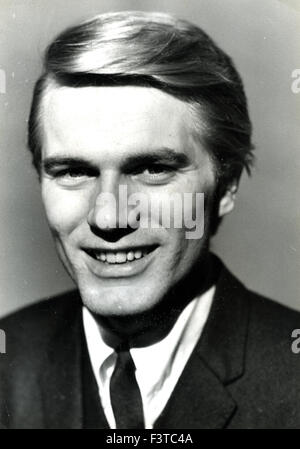 ADAM FAITH UK pop singer with Sandie Shaw in January 1968. Photo Tony ...