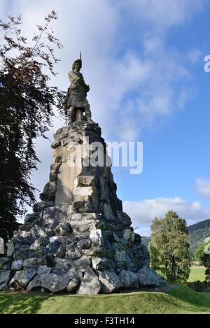 The Black Watch Memorial at Aberfeldy in Perthshire Stock Photo - Alamy
