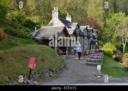 Post Office and tearoom at Bridge of Balgie in Glen Lyon , Scotland, UK ...