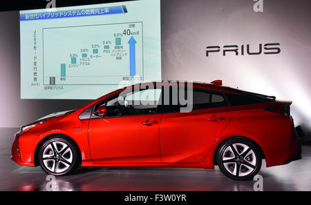 Toyota Motor Corp. unveils the new 5th generation Prius for the first ...