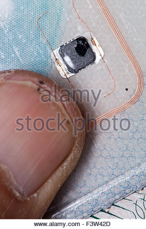 Biometric Passport microchip, British passport, passport Stock Photo ...
