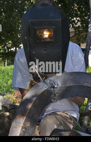 Process welding work slag industry steel old rusty metal work texture ...