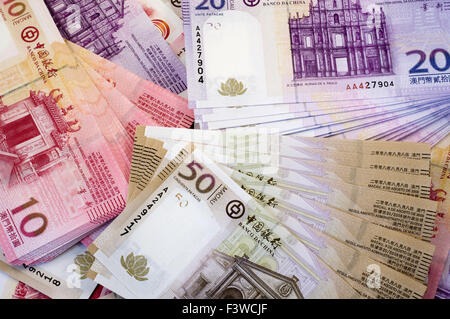The Macau money (bills and notes Stock Photo - Alamy