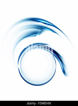 blue circle in motion, rotating Stock Photo - Alamy
