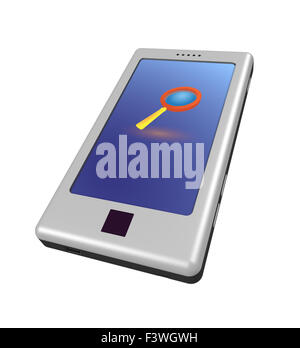 search with your smartphone Stock Photo - Alamy
