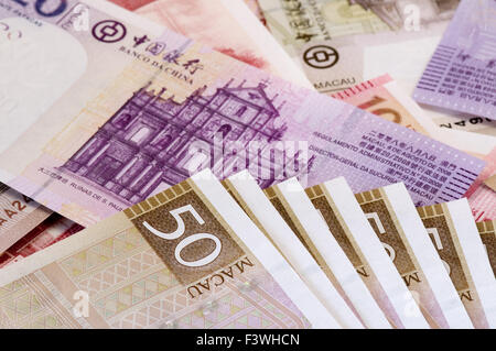 The Macau money (bills and notes Stock Photo - Alamy