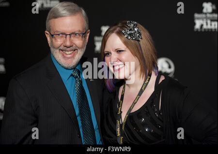 film critic Leonard Maltin with his daughter Stock Photo - Alamy