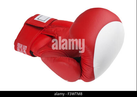 Red boxing glove isolated Stock Photo - Alamy