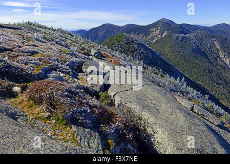 Alpine landscape as seen while climbing Gothics Mountain, Adirondacks ...