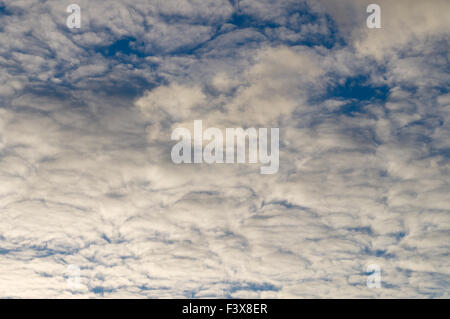 stratocumulus clouds and the dark blue sky Stock Photo - Alamy