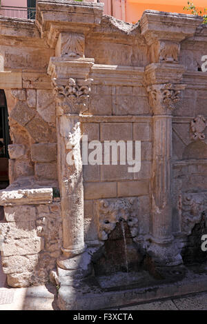 The Rimondi Fountain 17th century Venetian water supply. Rethymno ...