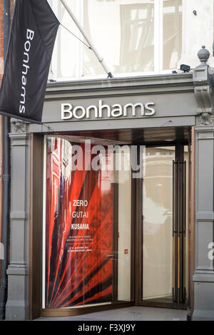 bonhams auction house bond street London England UK United kingdom ...