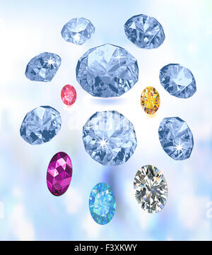 Set of gems Stock Photo - Alamy