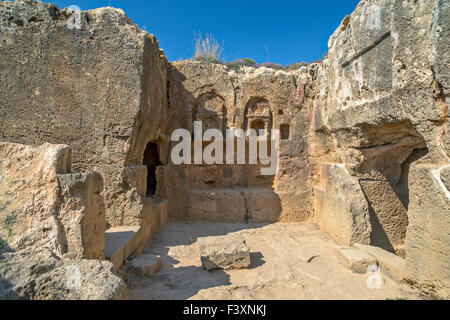 Ruins of ancient town in Paphos archaeological site, Paphos, Cyprus (1 ...
