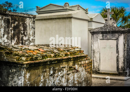 Crumbling, legendary above ground crypts in the oldest and most famous ...