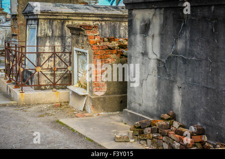 Crumbling, legendary above ground crypts in the oldest and most famous ...