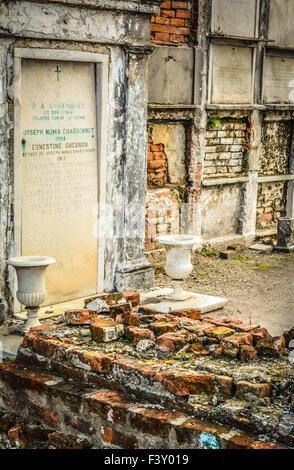 Crumbling, legendary above ground crypts in the oldest and most famous ...