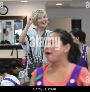 Sharon Stone in high spirits goes to a nail salon in Beverly Hills ...