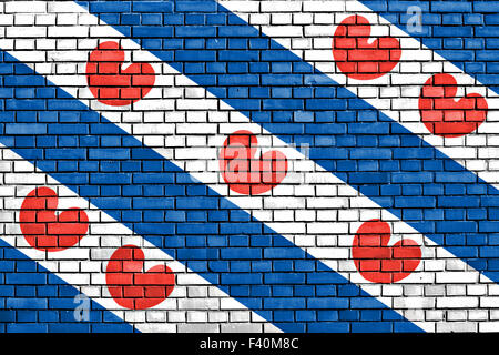 Friesland national flag Stock Photo - Alamy