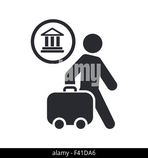 Vector illustration of single isolated travel icon Stock Photo - Alamy