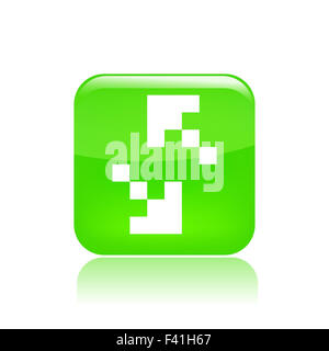Vector illustration of pixel computer icon Stock Photo - Alamy
