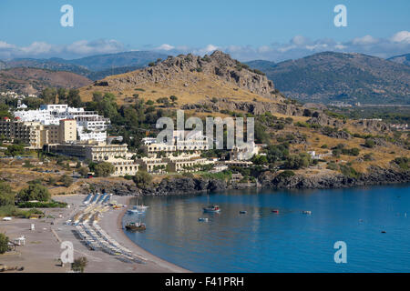 Vlicha Bay, Rhodes, Dodecanese, Greece Stock Photo - Alamy