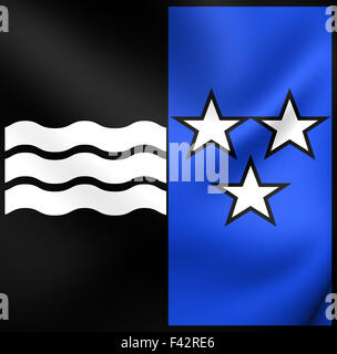 illustration flag of canton of aargau switzerland Stock Photo: 21172731 ...