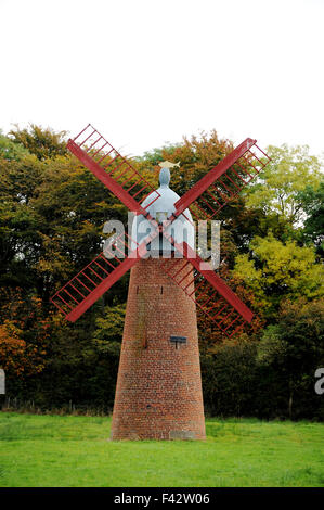 Haigh Windmill in Wigan Stock Photo - Alamy