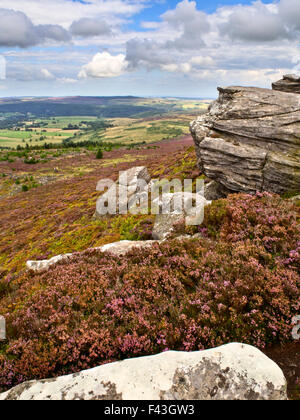 Simonside from Dove Crag in the Simonside Hills near Rothbury ...
