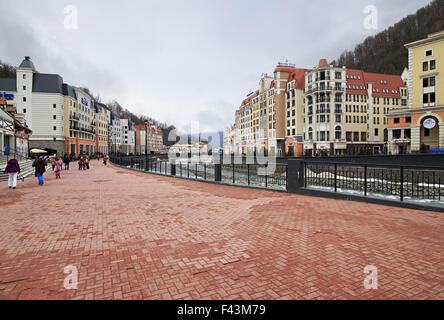 Valley in Rosa Khutor Alpine Resort Stock Photo - Alamy