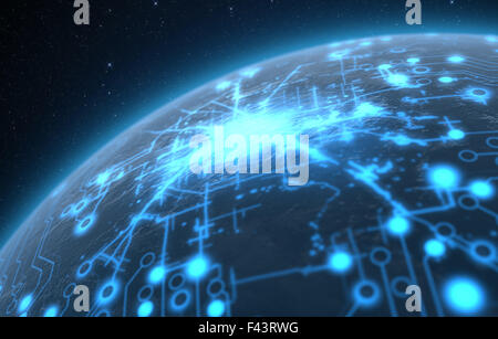 Lights of Digital World Stock Photo - Alamy