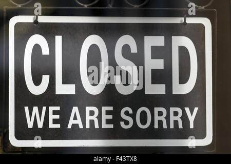 A Tafel Closed Stock Photo - Alamy