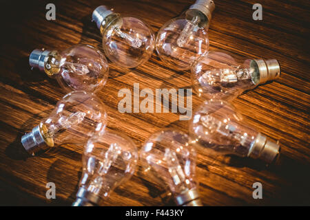 Light bulbs forming frame Stock Photo - Alamy