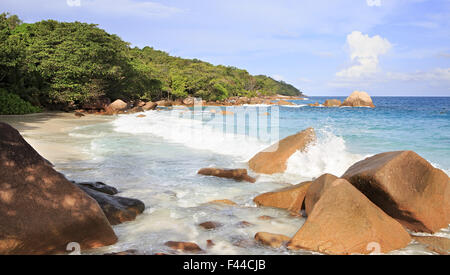 Beautiful beach Anse Lazio Stock Photo - Alamy