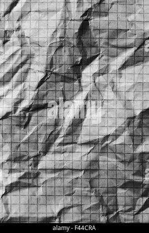 crumpled squared paper Stock Photo - Alamy